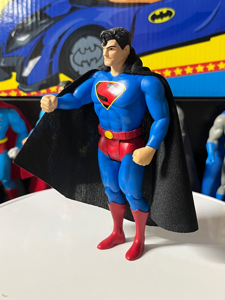 McFarlane Super Powers Black & White Superman Cape – thecapemaster